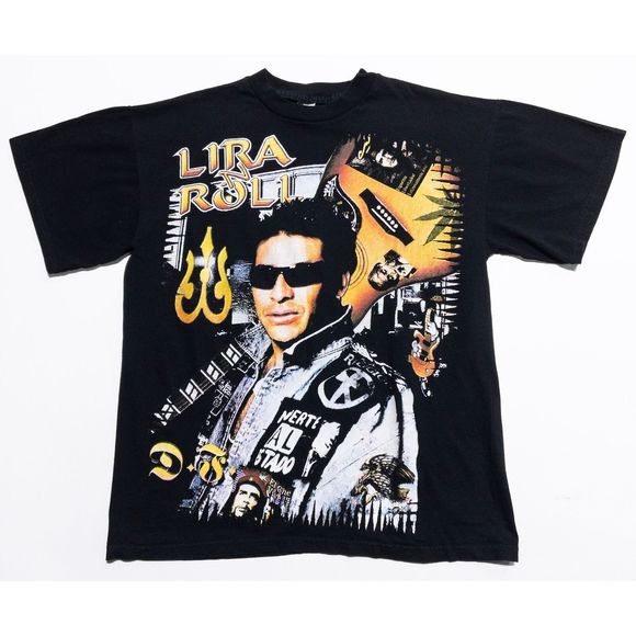 Rock Revolucion | Shirts | Lira N Roll Rap T Shirt Mens Xl Black ...